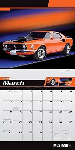 Mustang 2021 Calendar: Foil Stamped Cover