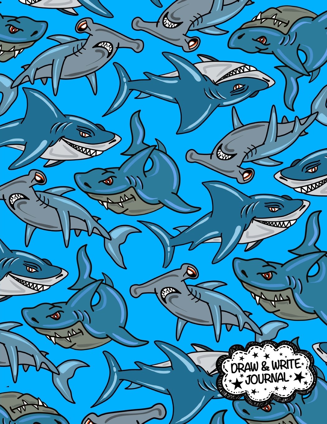 Draw and Write Journal (Primary Composition Notebook/Journal): Kid's Shark Book - Learn To Write and Draw Journal; Kindergarten Journal
