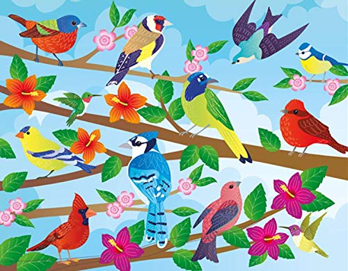 Page Publications Collection Jigsaw Puzzles for Adults 500 Piece | Feathered Friends Puzzles | Puzzles for Kids & Teens, Fun Educational Games for Family Game Night