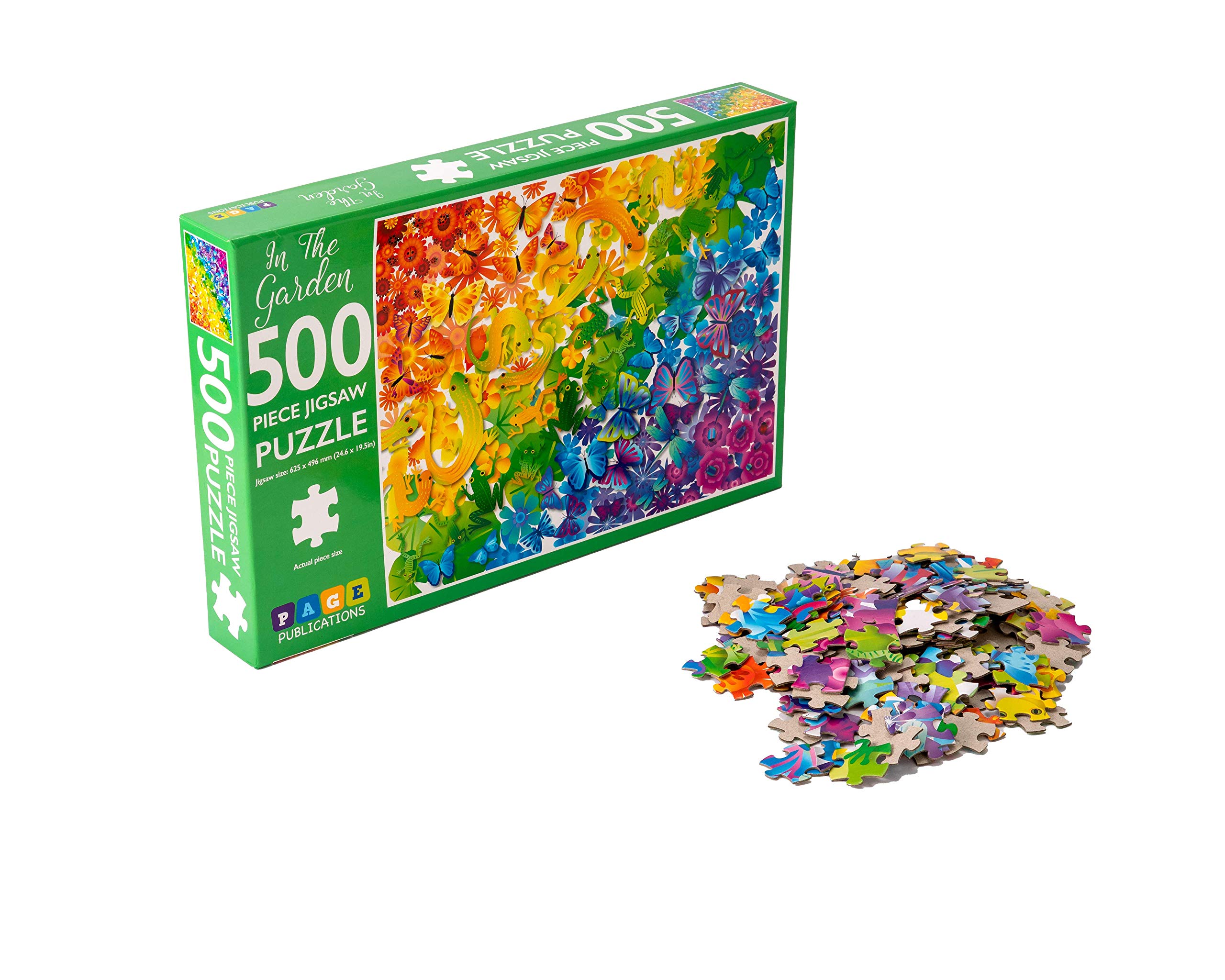 Page Publications Collection Jigsaw Puzzles for Adults 500 Piece | in The Garden Puzzles | Puzzles for Kids & Teens, Fun Educational Games for Family Game Night