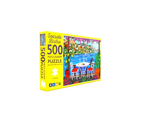 Page Publications Collection - Seaside Bistro Puzzle Games - Jigsaw Puzzles 500 Pieces for Adults - Games for Adults, Teens and Kids