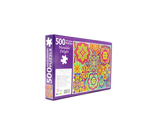 Page Publications Collection Jigsaw Puzzles for Adults 500 Piece | Mandala Puzzles | Puzzles for Kids & Teens, Fun Educational Games for Family Game Night