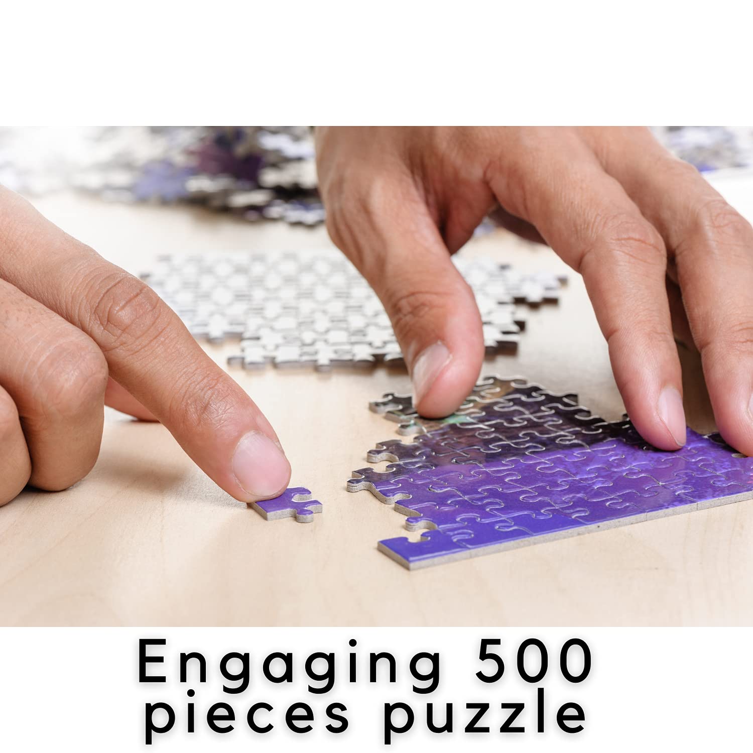 Page Publications Collection Jigsaw Puzzles for Adults 500 Piece | Mandala Puzzles | Puzzles for Kids & Teens, Fun Educational Games for Family Game Night