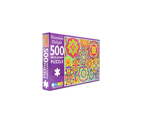 Page Publications Collection Jigsaw Puzzles for Adults 500 Piece | Mandala Puzzles | Puzzles for Kids & Teens, Fun Educational Games for Family Game Night