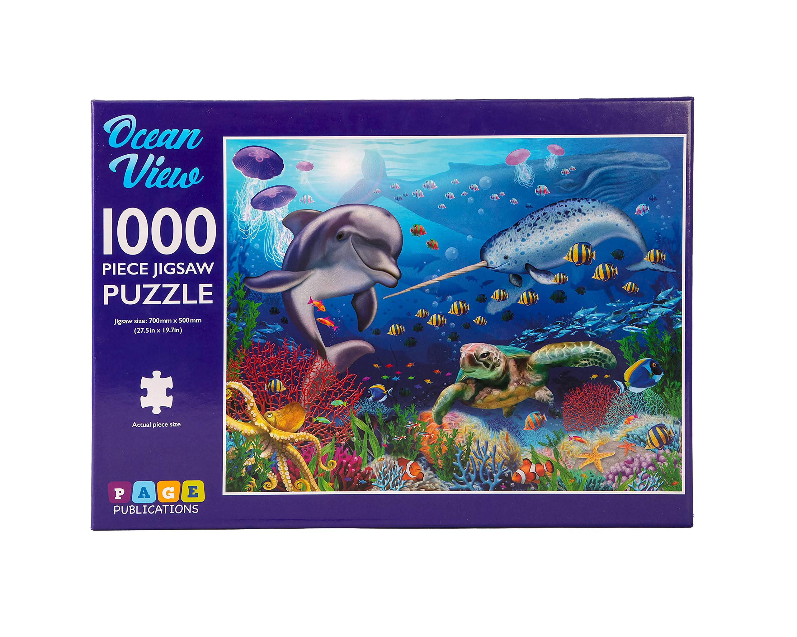 Page Publications Collection Jigsaw Puzzles for Adults 1000 Piece | Ocean View Puzzles | Puzzles for Kids & Teens, Fun Educational Games for Family Game Night