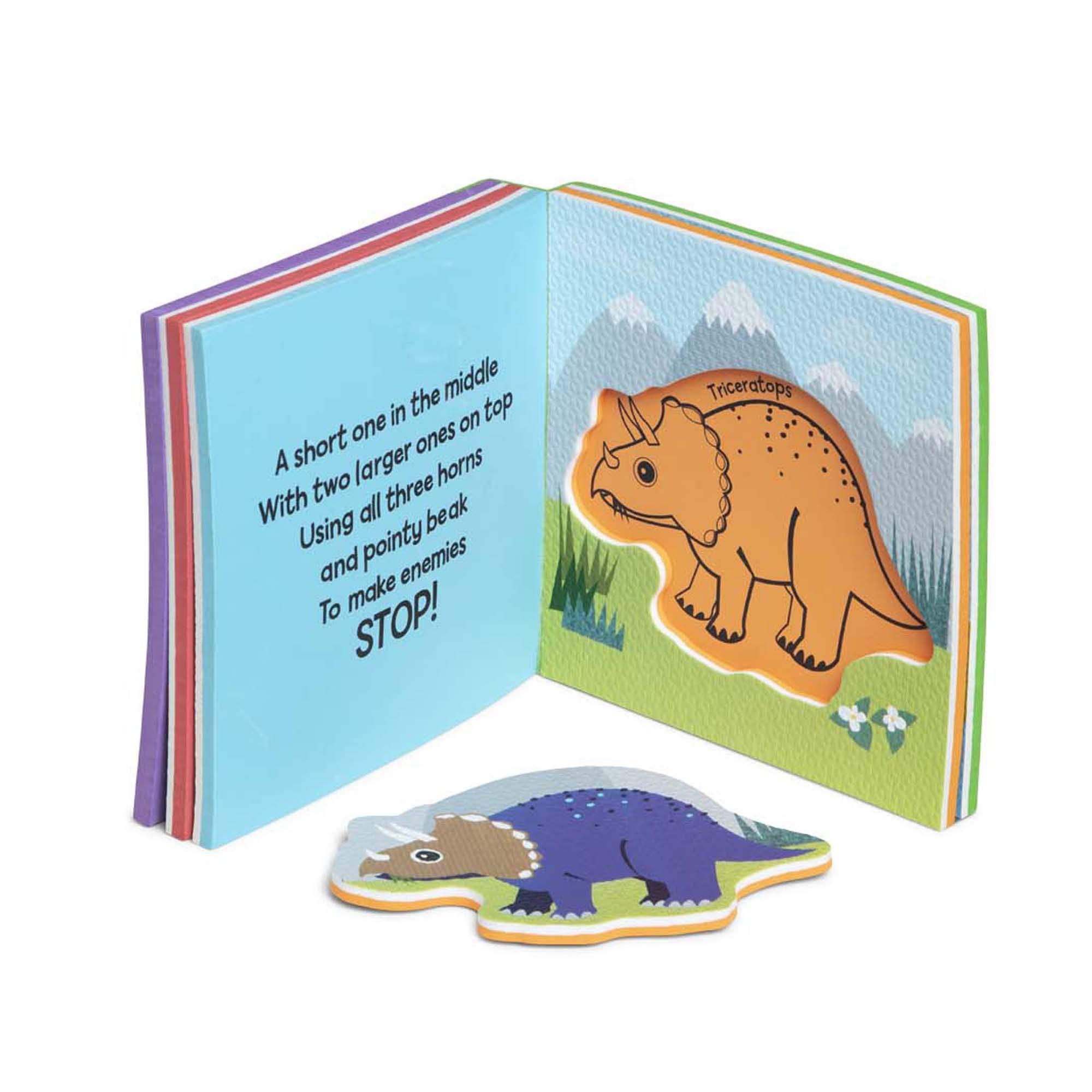 Melissa & Doug Children's Book - Soft Shapes: Dinosaurs (Foam First Puzzle Book)