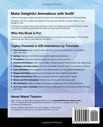iOS Animations by Tutorials (Sixth Edition): Setting Swift in Motion