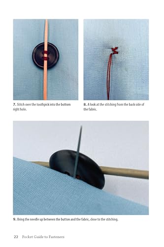 Pocket Guide to Fasteners: Understanding Buttons, Snaps, Zippers, Velcro, and More (Landauer) Techniques, Tools, and Answers to Your Questions about Hook and Eye Closures, Vintage Clasps, and More