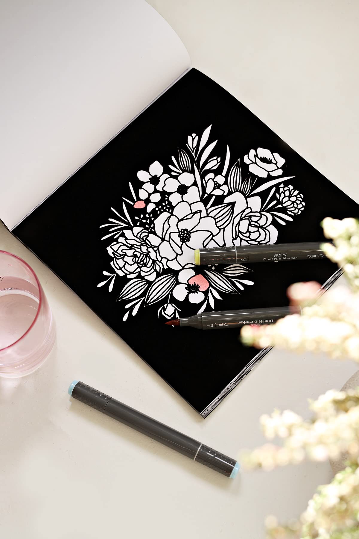Bloom: A Flower Coloring Book