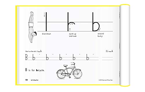 Learning Without Tears - My Printing Book Student Workbook, Current Edition - Handwriting Without Tears Series - 1st Grade Writing Book - Letters, Language Arts Lessons - for School or Home Use