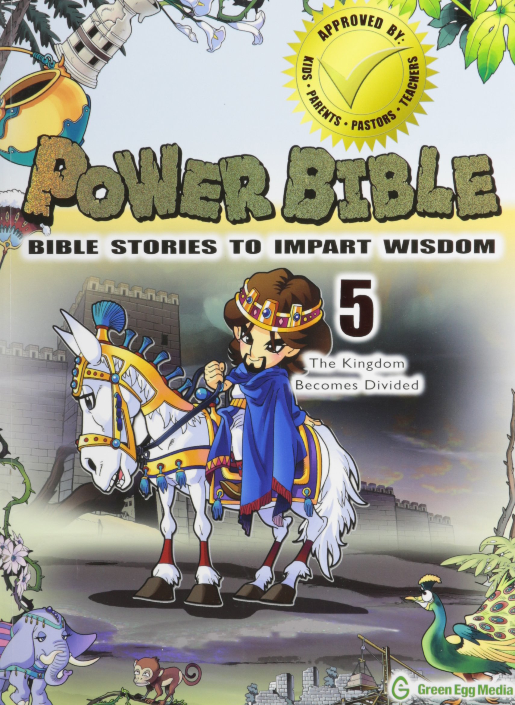 Power Bible #1-6 - Old Testament Set - Kids Comic Bible - Green Egg Media