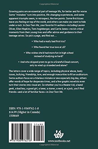 Dear Teen Me: Authors Write Letters to Their Teen Selves (True Stories)