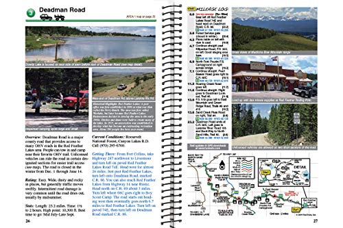 Guide to Northern Colorado Backroads & 4-Wheel-Drive Trails (Funtreks Guidebooks)