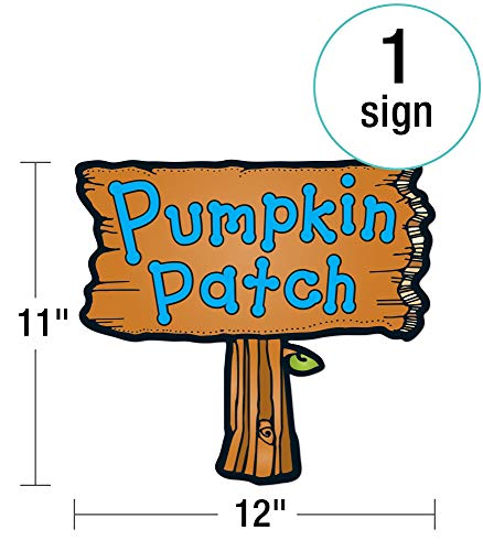 Carson Dellosa 32pc Pumpkin Patch Farmhouse Bulletin Board Set, Scarecrow, Pumpkins, Autumn Leaves Fall Bulletin Board Decorations for Thanksgiving, Halloween, Fall Decor, Wall Decor, Classroom Decor