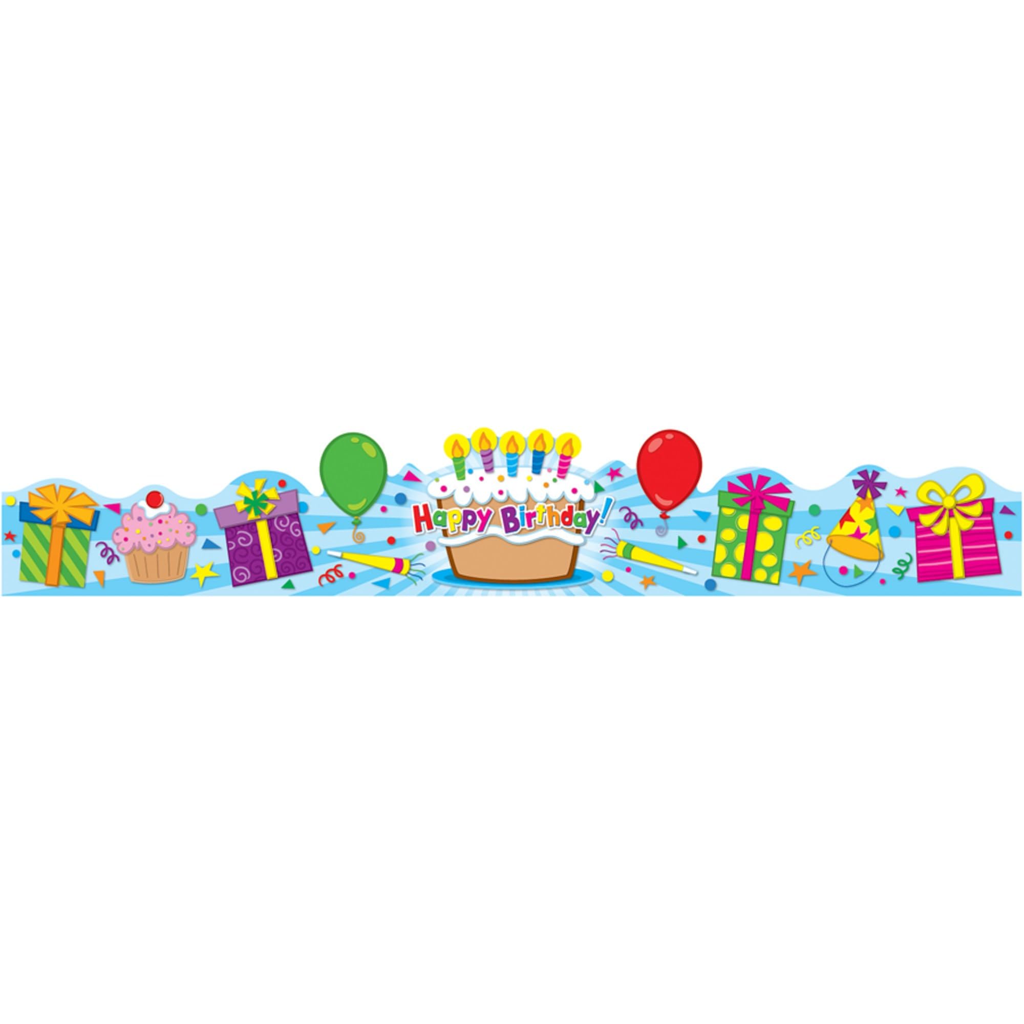 Carson Dellosa 30 Pc. Colorful Paper Birthday Party Crowns for Kids - Happy Birthday Classroom Decor