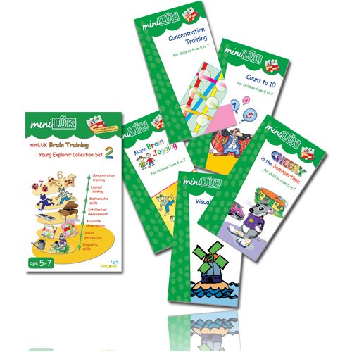 miniLUK Brain Training Young Explorer Collection Set 2