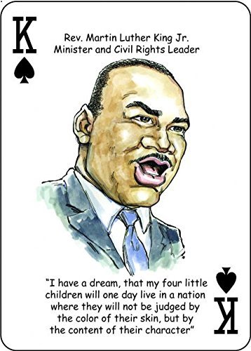 Black America 52 Great African Americans Hero Deck Playing Cards