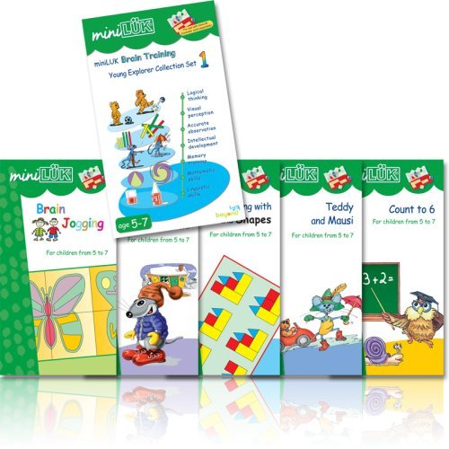miniLUK Brain Training Young Explorer Collection Set 1