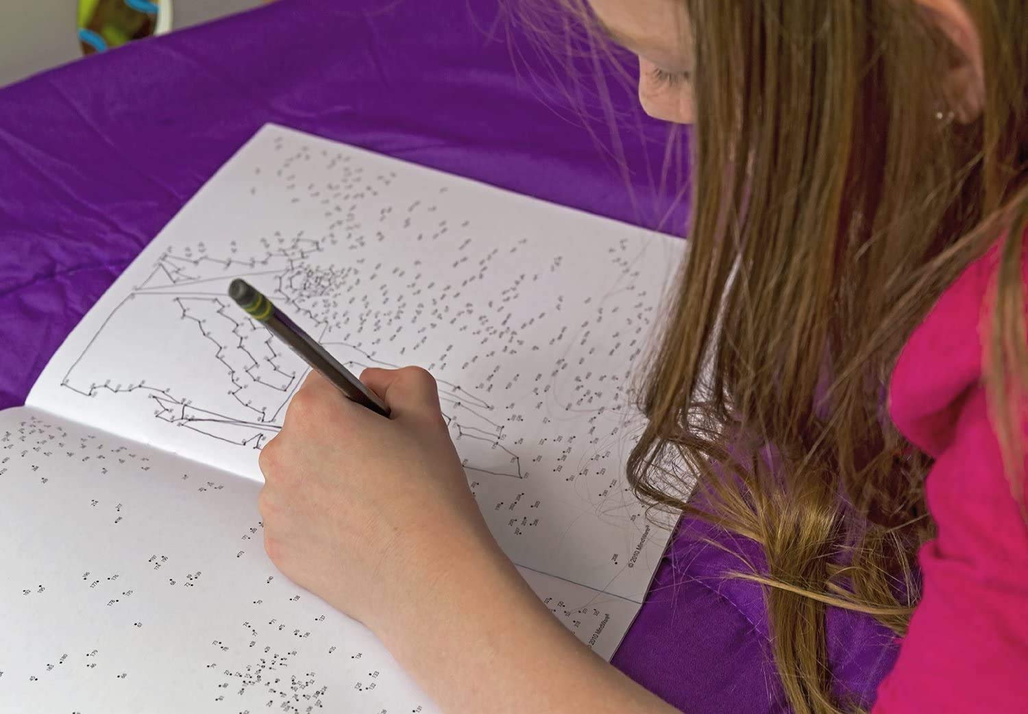 MindWare Extreme Dot to Dot Animals Book Puzzles Range from 300 to over 1,400 Dots Features 8 2-Page Spreads