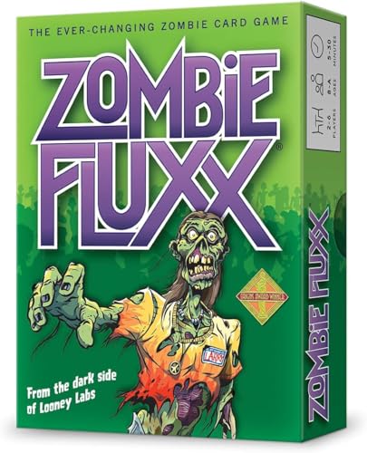Looney Labs Zombie Fluxx Card Game - Ever-Changing Gameplay and Zombie Adventure