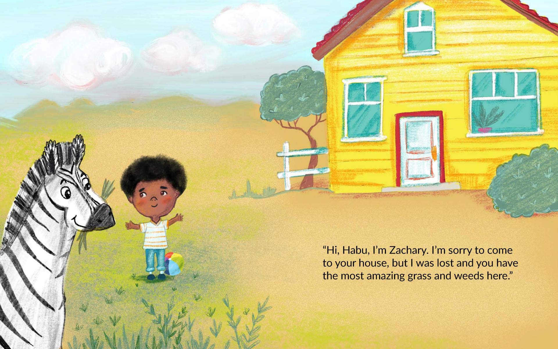 Habu and the Lost Zebra: A children's book about friendship