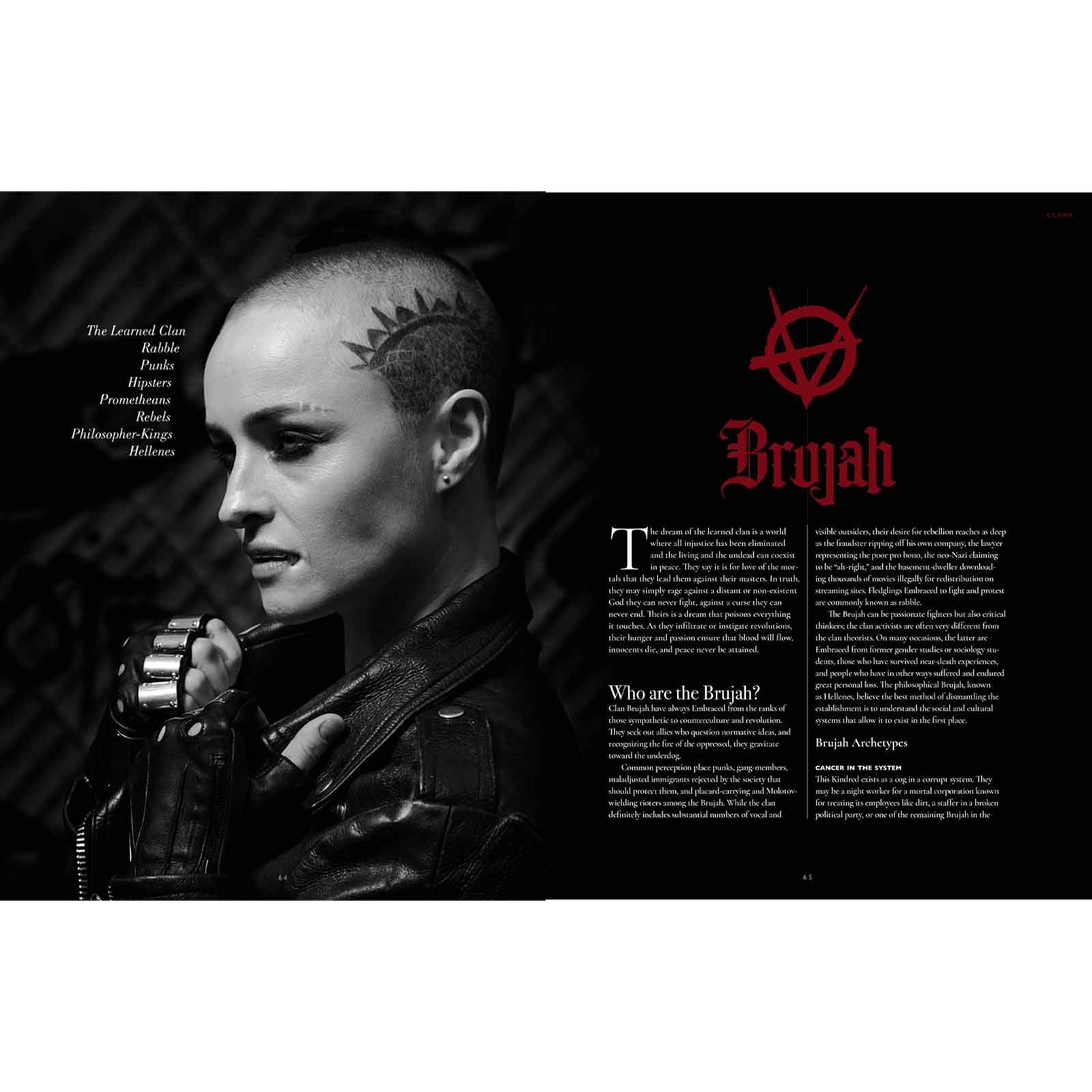 Modiphius Entertainment Vampire: The Masquerade 5th Ed. RPG for Adults, Family and Kids 13 Years Old and Up (Hardback, Full Color RPG)