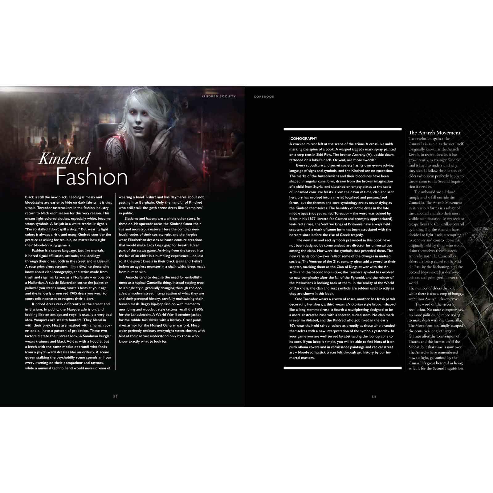 Modiphius Entertainment Vampire: The Masquerade 5th Ed. RPG for Adults, Family and Kids 13 Years Old and Up (Hardback, Full Color RPG)