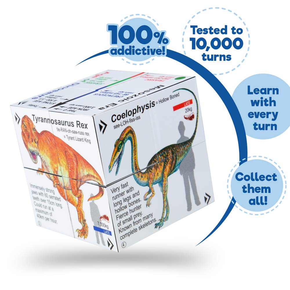 ZooBooKoo Factual Dinosaur - T-Rex & Friends Cube Book