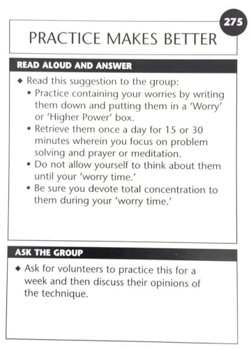 Wellness Reproductions & Publishing 100 Interactive Cards for Mental Health, Substance Abuse Recovery, and Survival Skills