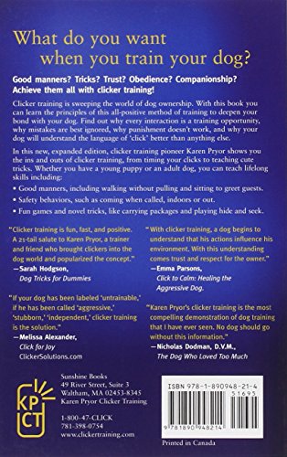 Karen Pryor, Getting Started: Clicker Training for Dogs