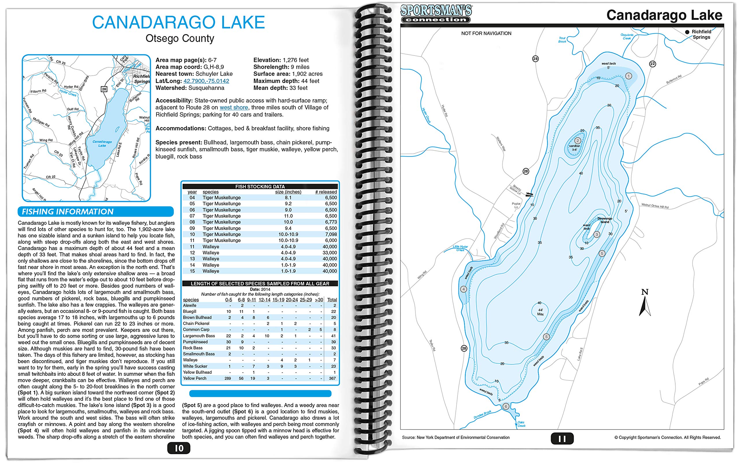 Southeastern New York Fishing Map Guide