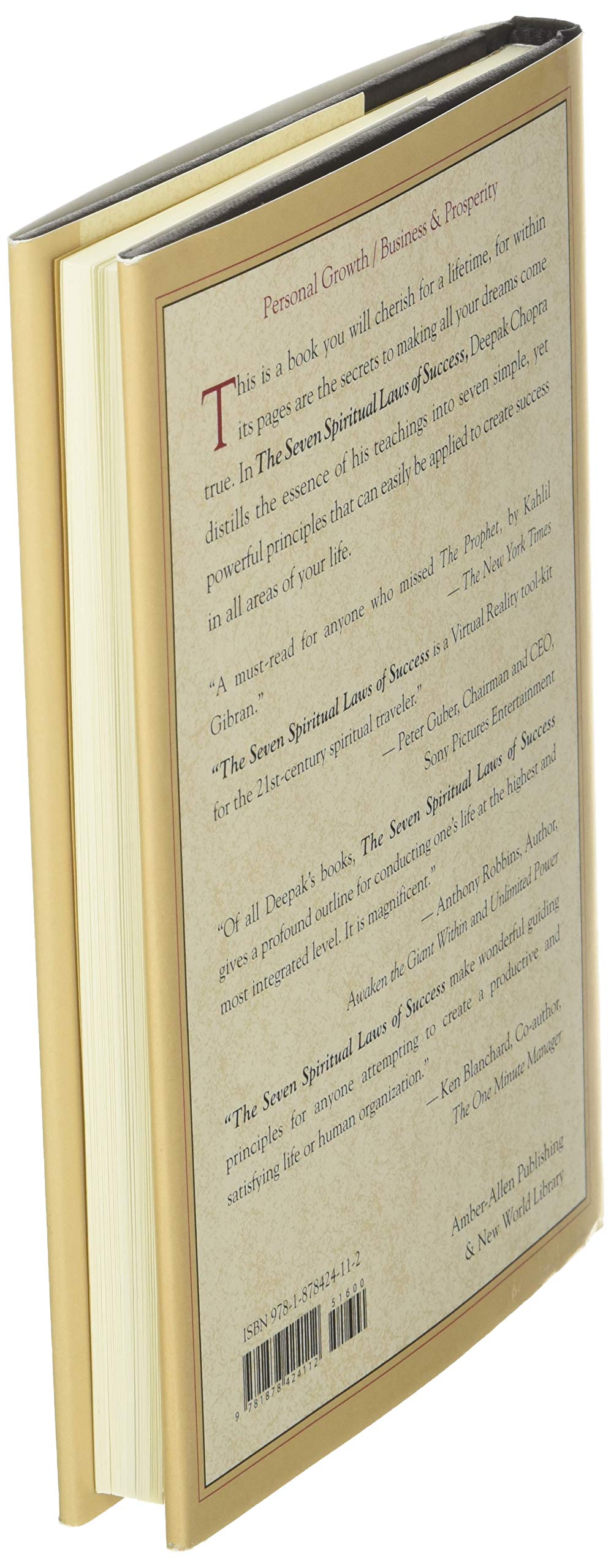 The Seven Spiritual Laws of Success: A Practical Guide to the Fulfillment of Your Dreams (Original and Unabridged)