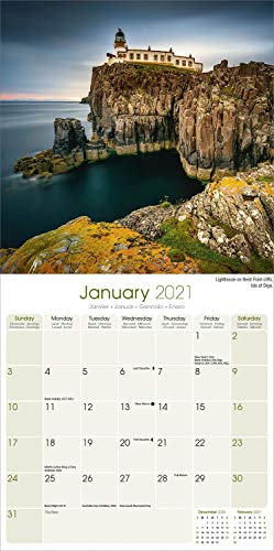 Scotland Calendar - Calendars 2020 - 2021 Wall Calendars - Photo Calendar - Scotland 16 Month Wall Calendar by Avonside