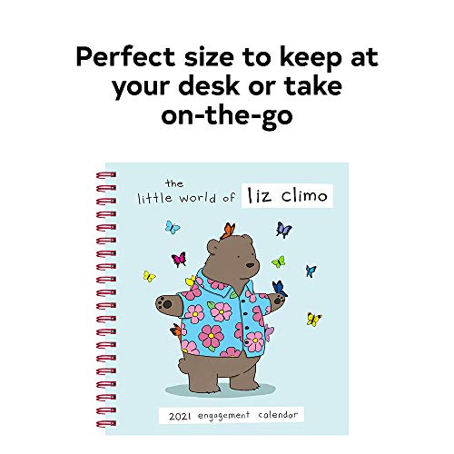 Liz Climo 2021 Engagement Calendar: (Weekly Calendar of Animal Comic Strips, Funny Animal Cartoon Planner Calendar)