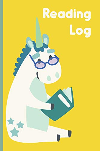 Reading Log: 6 x 9", 108 Page Easy to Use Reading Log for Kids to Chart Progress and Track School and Summer Books | Unicorn Art Cover