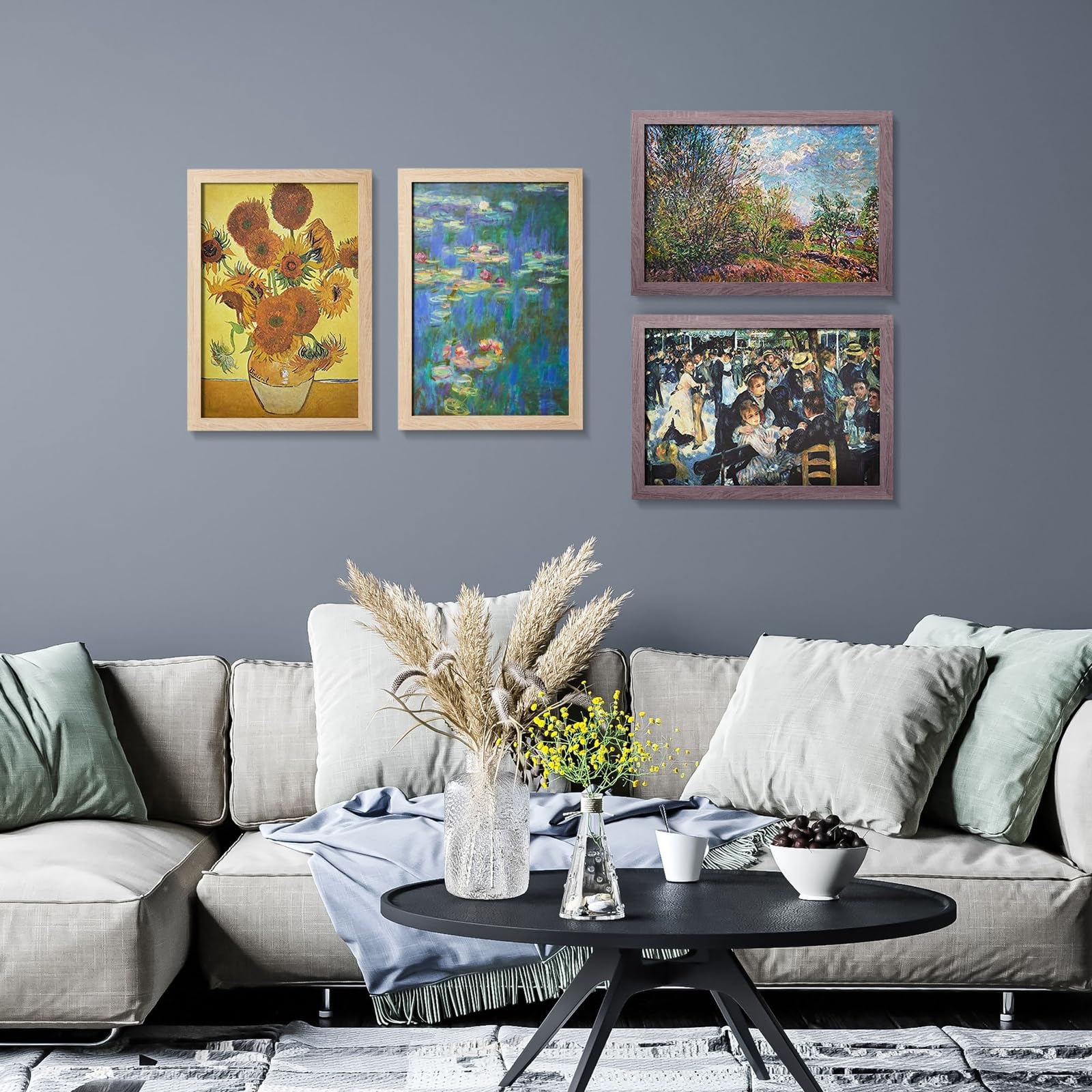 The Gifted Stationery 20 Pack Impressionist Artist Posters for Office, Dorm, Apartment, 13x19 in