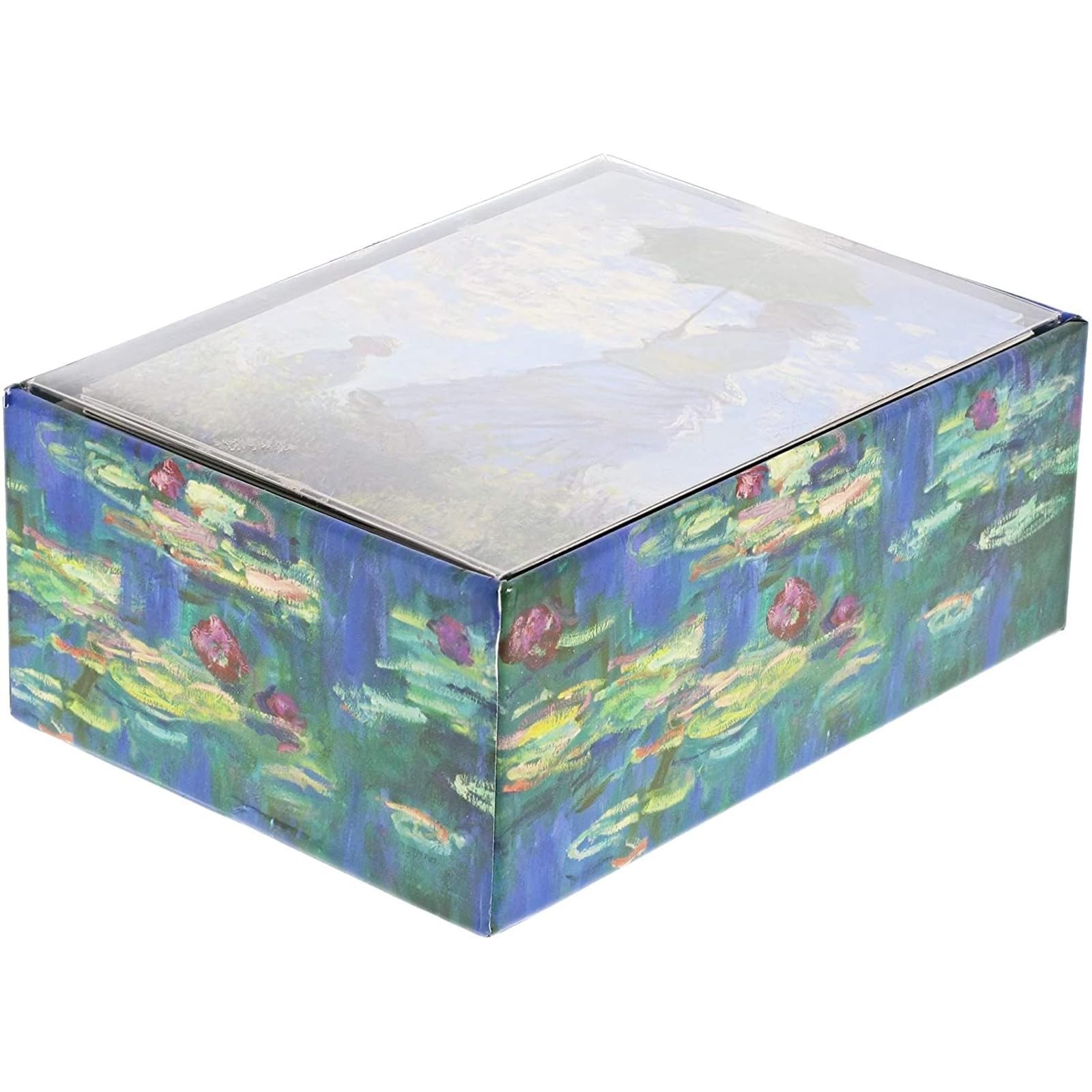 The Gifted Stationery 36-Count Assorted Box All Occasion Greeting Cards with Envelopes, Notecards, Artistic Design Inspired by Monet Painting, 5 x 3.5 in