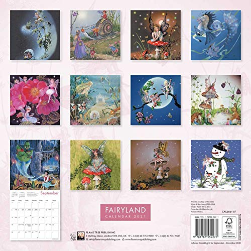 Fairyland Wall Calendar 2021 (Art Calendar)
