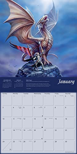 Dragons by Anne Stokes Wall Calendar 2021 (Art Calendar)