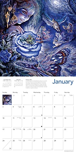 Celestial Journeys by Josephine Wall Wall Calendar 2021 (Art Calendar)