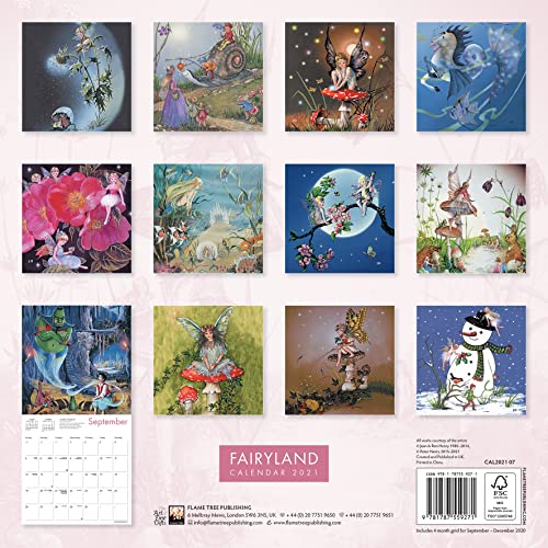 Fairyland Wall Calendar 2021 (Art Calendar)