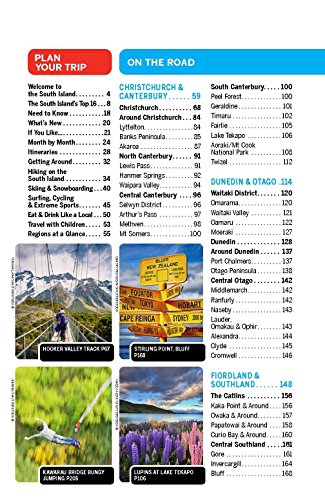 Lonely Planet New Zealand's South Island 6 (Regional Guide)
