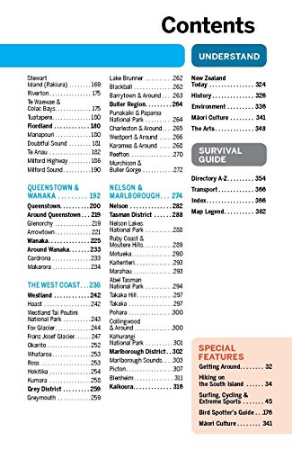 Lonely Planet New Zealand's South Island 6 (Regional Guide)