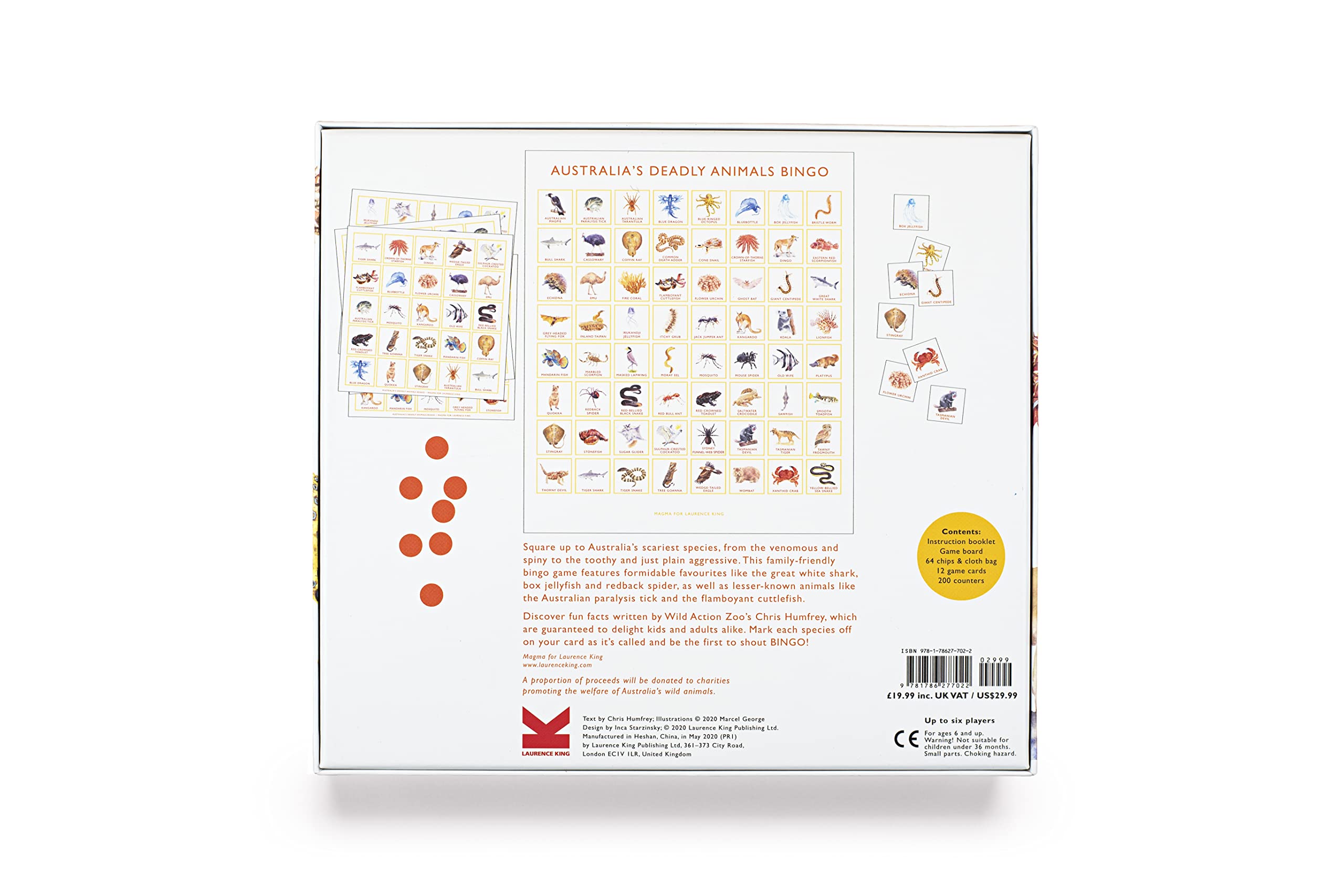 Laurence King Australia's Deadly Animals Bingo