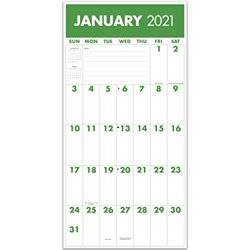 Mega-Grid 2021 Wall Calendar