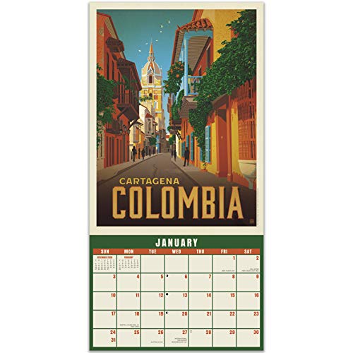 World Travel Classic Posters 2021 Wall Calendar