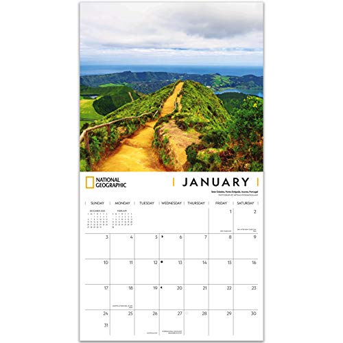 National Geographic World Travel 2021 Wall Calendar