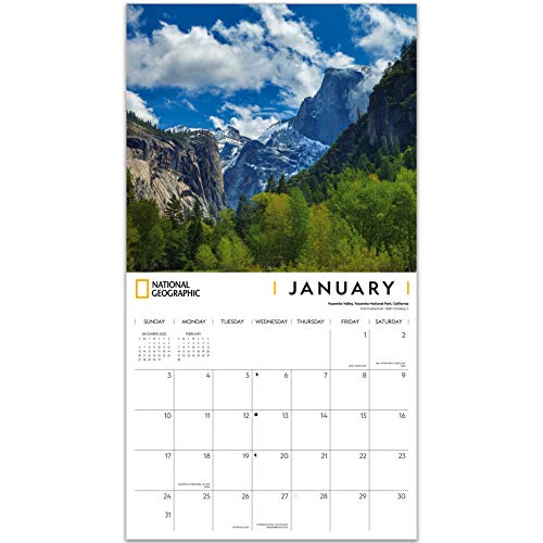 National Geographic National Parks & Monuments 2021 Wall Calendar