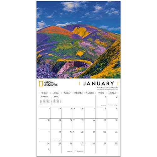 National Geographic Most Colorful Places 2021 Wall Calendar