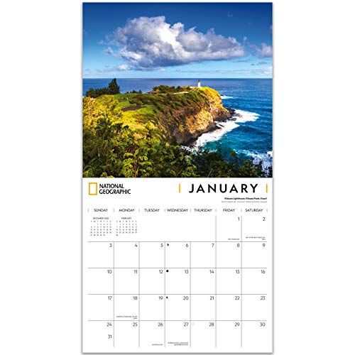 National Geographic Hawaii 2021 Wall Calendar